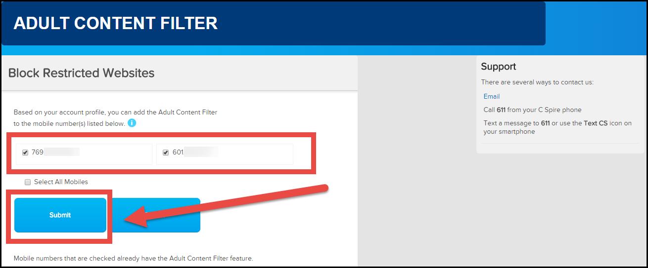 How to turn off the Adult Content Filter